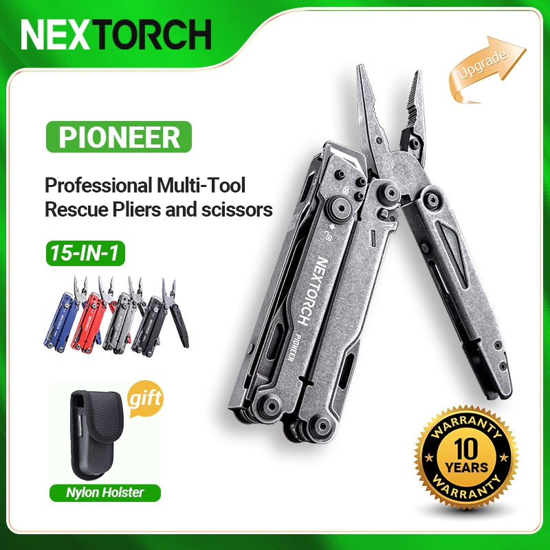 NEXTORCH PIONEER MT20 15-IN-1 Multi-tools Versatile EDC Multi Function ...