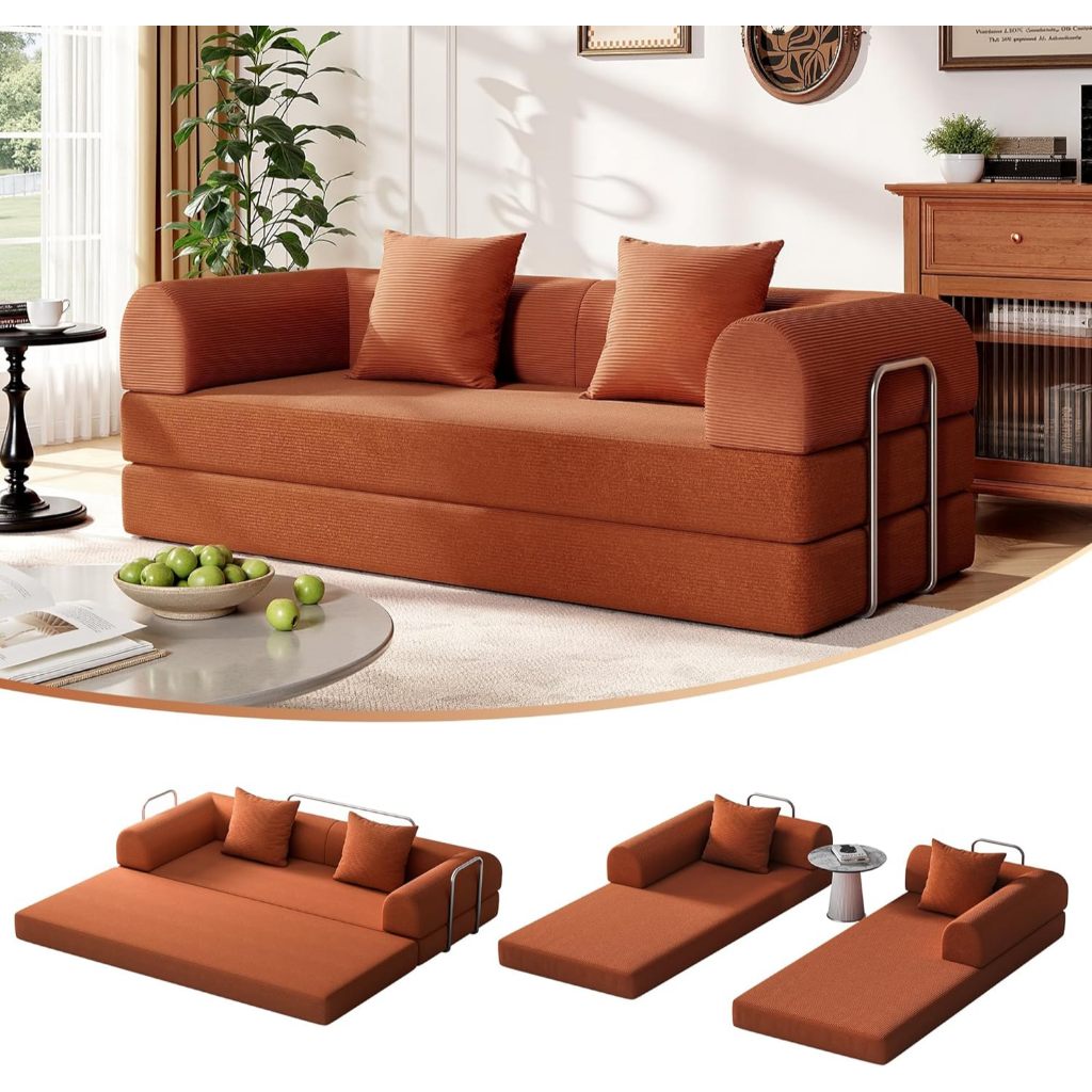 COD Dreame Boxed Super Soft 2 in 1 Memory Foam Sofa Bed Multifunctional ...