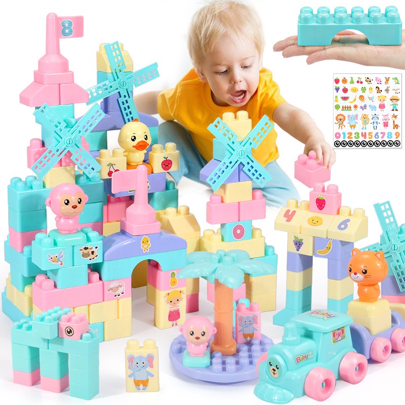 Mega Blocks for Babies, Large Safe Building Blocks, BPA-Free Plastic ...