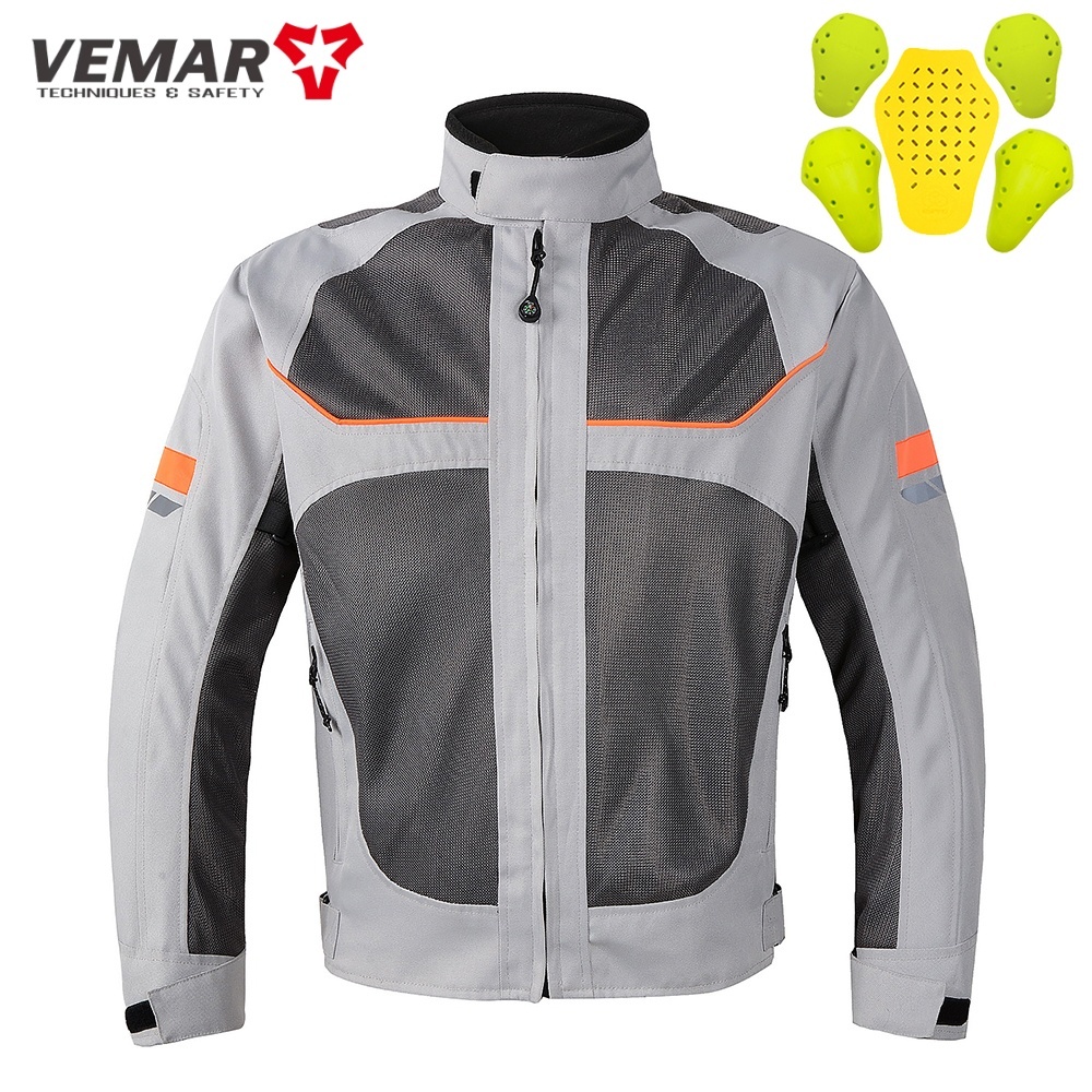 VEMAR men's motorcycle jacket summer mesh riding clothing equipment CE ...