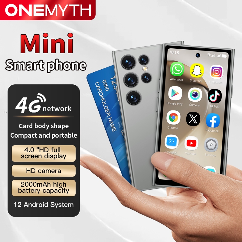 Ultra Small Mini Phone S26 Pro 4G Android 12 2GB+16GB Dual SIM | Shopee ...