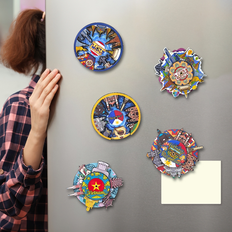 fridge magnets refrigerator paste resin magnetic creative stereo fridge ...