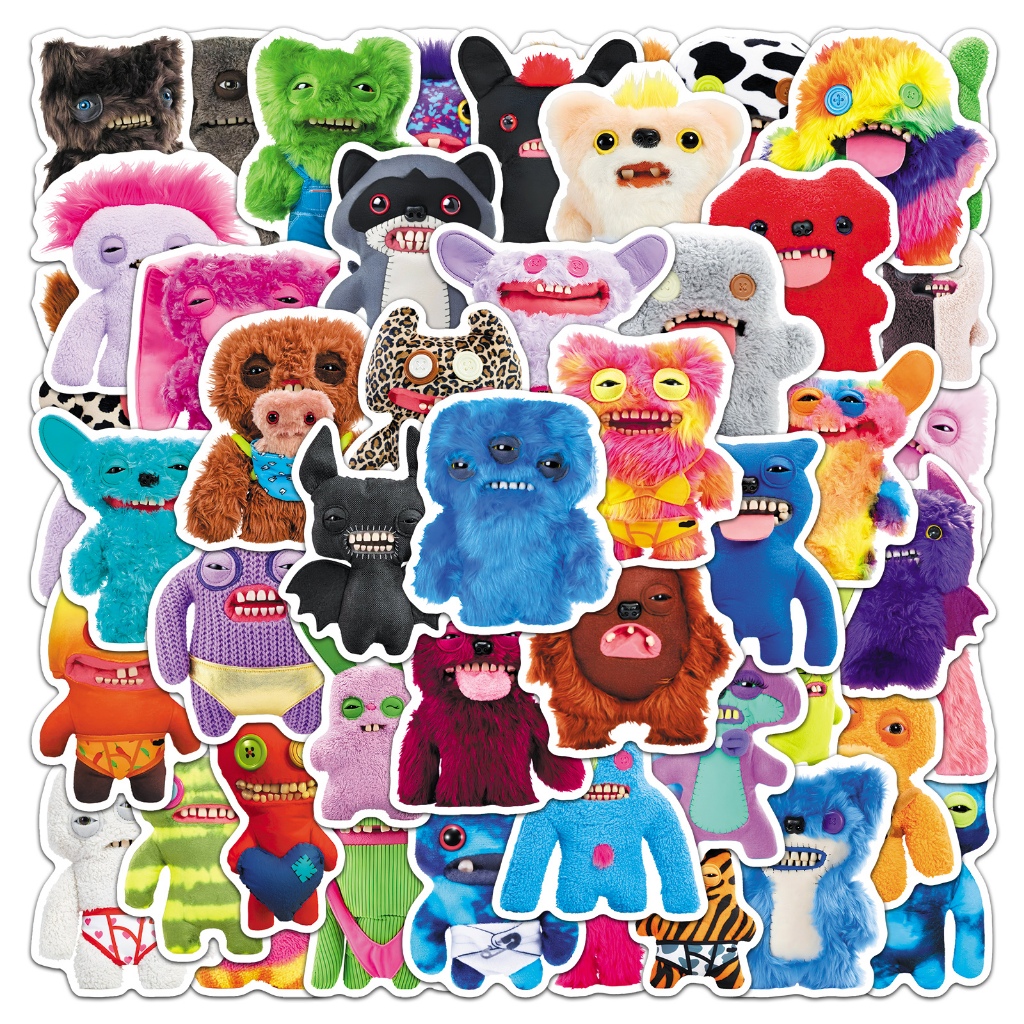 50pcs Cute Little Monster FUGGLER Sticker Waterproof For Laptop Phone ...
