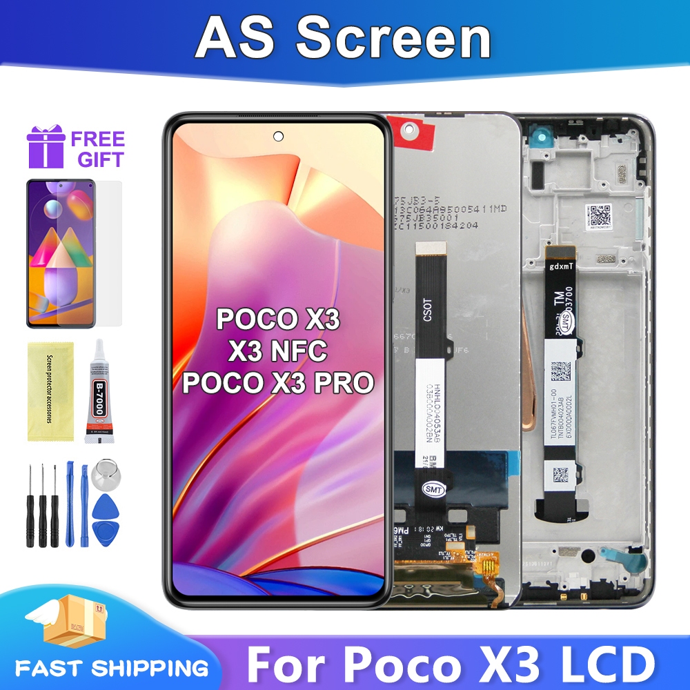 LCD For Xiaomi Poco X3 / X3 NFC / Poco X3 Pro LCD Display Touch Screen ...