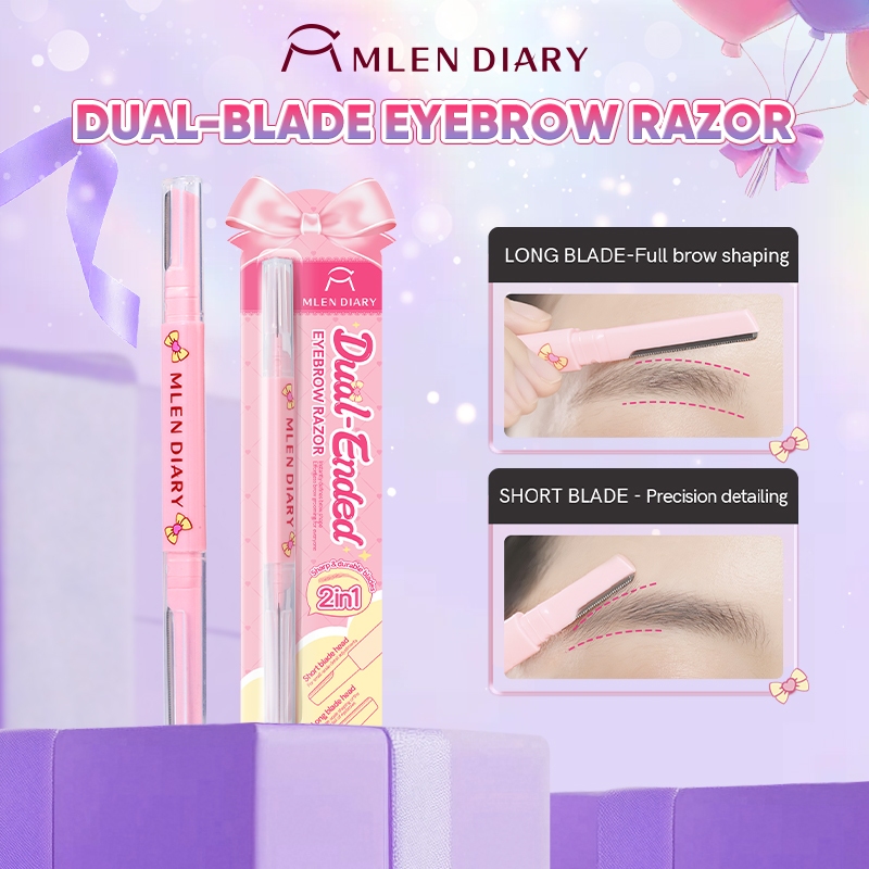 MLEN DIARY Eyebrow Razor Ladies Dedicated Double-Headed Eyebrow Razor ...