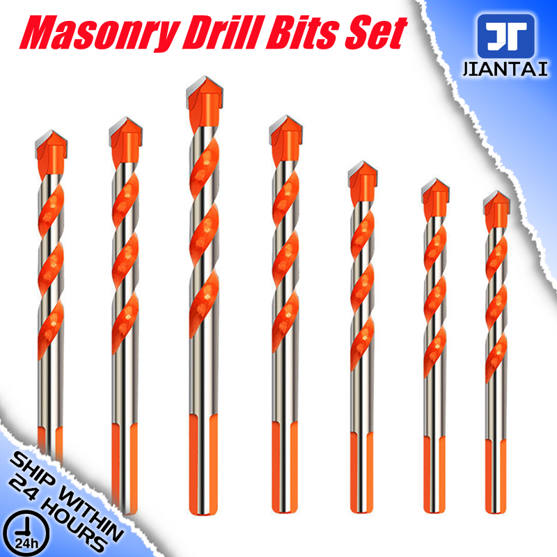 1/5/7 PCS Multi Function Metal triangle Overlord Drill Bits Twist Drill ...