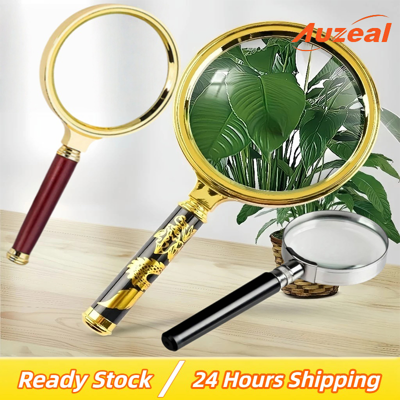 10X Portable Magnifier Glass Multi Function Tool For Reading And Stamp ...