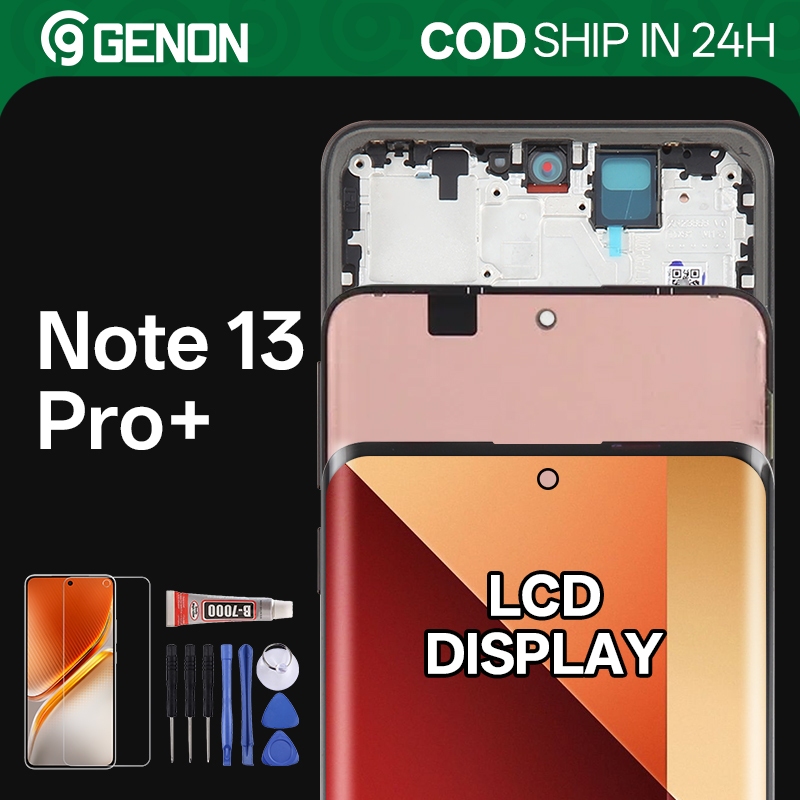 Genon AMOLED 120Hz Curved LCD for Xiaomi Redmi Note 13 Pro Plus LCD ...