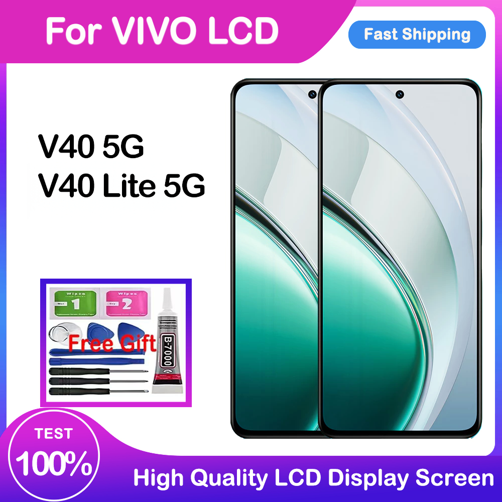 For AMOLED Vivo V40 5G V2348 V40 Lite 5G LCD Display Touch Screen ...