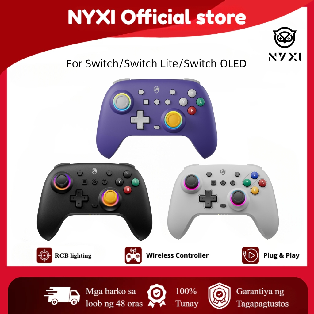 NYXI Wireless Switch Pro Controller for Nintendo Switch2/Switch Lite ...