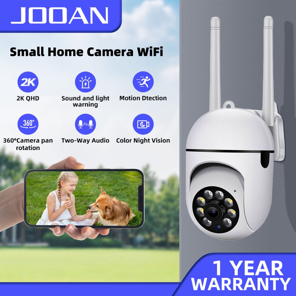 Jooan WiFi CCTV Camera | Auto Tracking | Color Night Vision | 2-Way ...