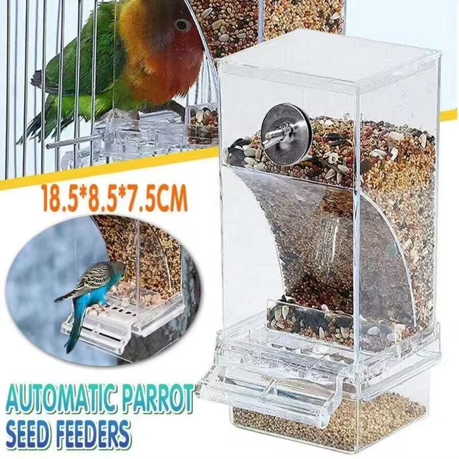 Hanging Bird Feeder na May Automatic Dispenser – Lalagyan ng Pagkain ...