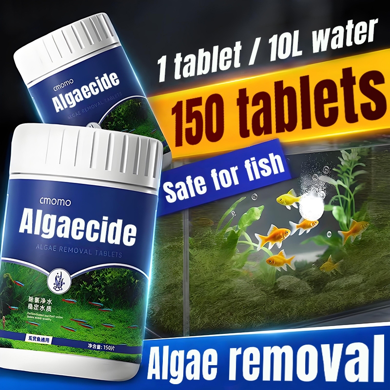 Algae remover for aquarium 150 tablets Algae removal & algae growth ...