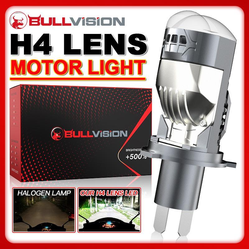 BULLVISION H4 Bi LED Car Headlight Bulb CANBUS High Low Beam Light Bulb ...