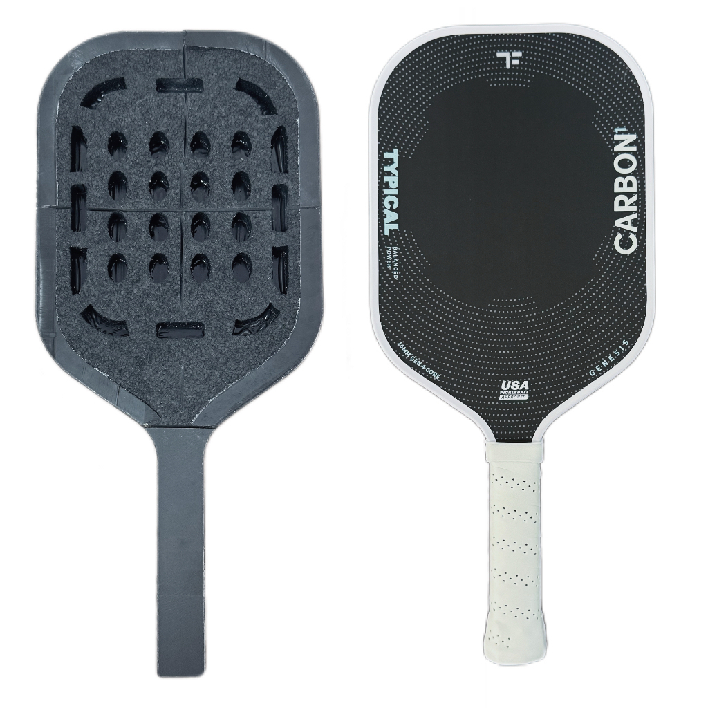 TF1 Truefoam 16mm Thick Wide Pickleball Paddle Full Foam Core With ...