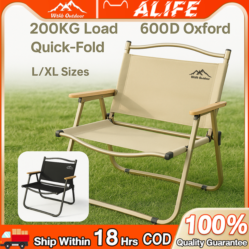 WTHB Outdoor folding chair Kermit Chair Recliner Portable camping table ...