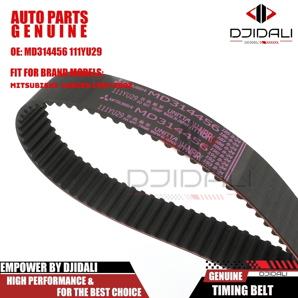 timing belt for lancer '97-'02 ck pizza 4g92 sohc efi md314456 111yu29 ...