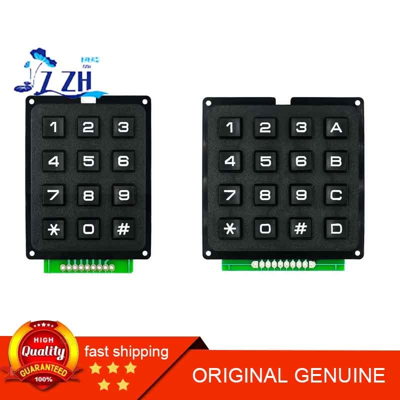 Microcontroller Keyboard Button Matrix 4 * 3 4X4 16 Button Industrial ...