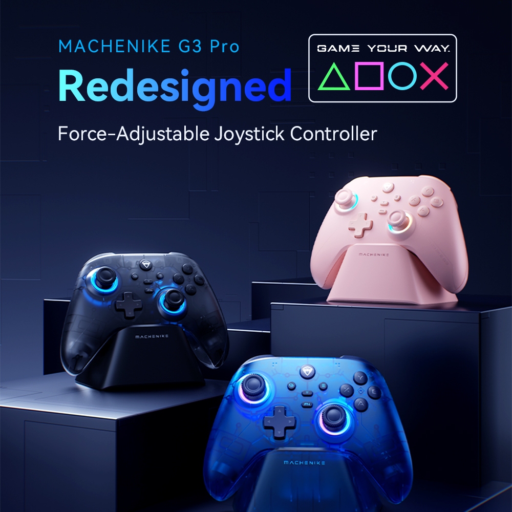 Machenike G3 V2 Series Tri-Mode Wireless Gamepad With Charging Dock ...