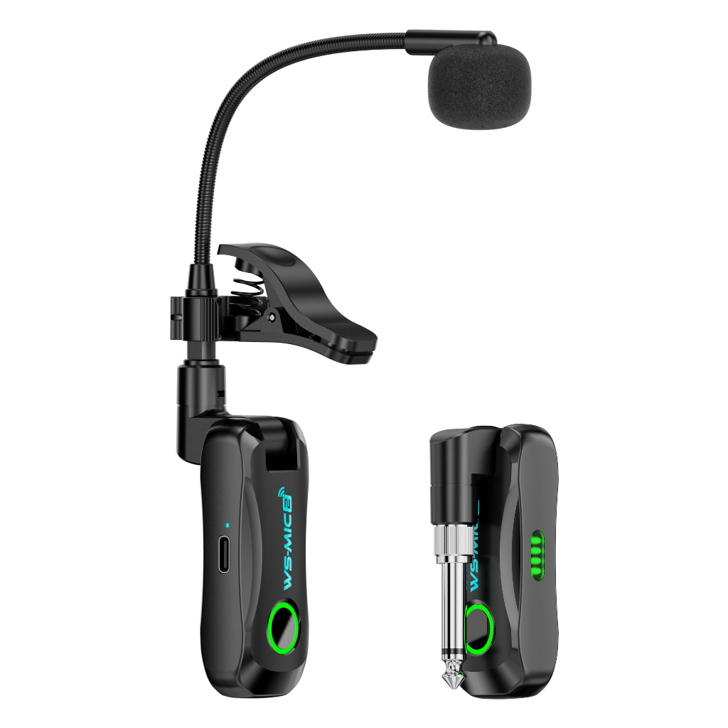 2.4G Wireless Saxophone Microphone Clip-on Instrument Microphone ...