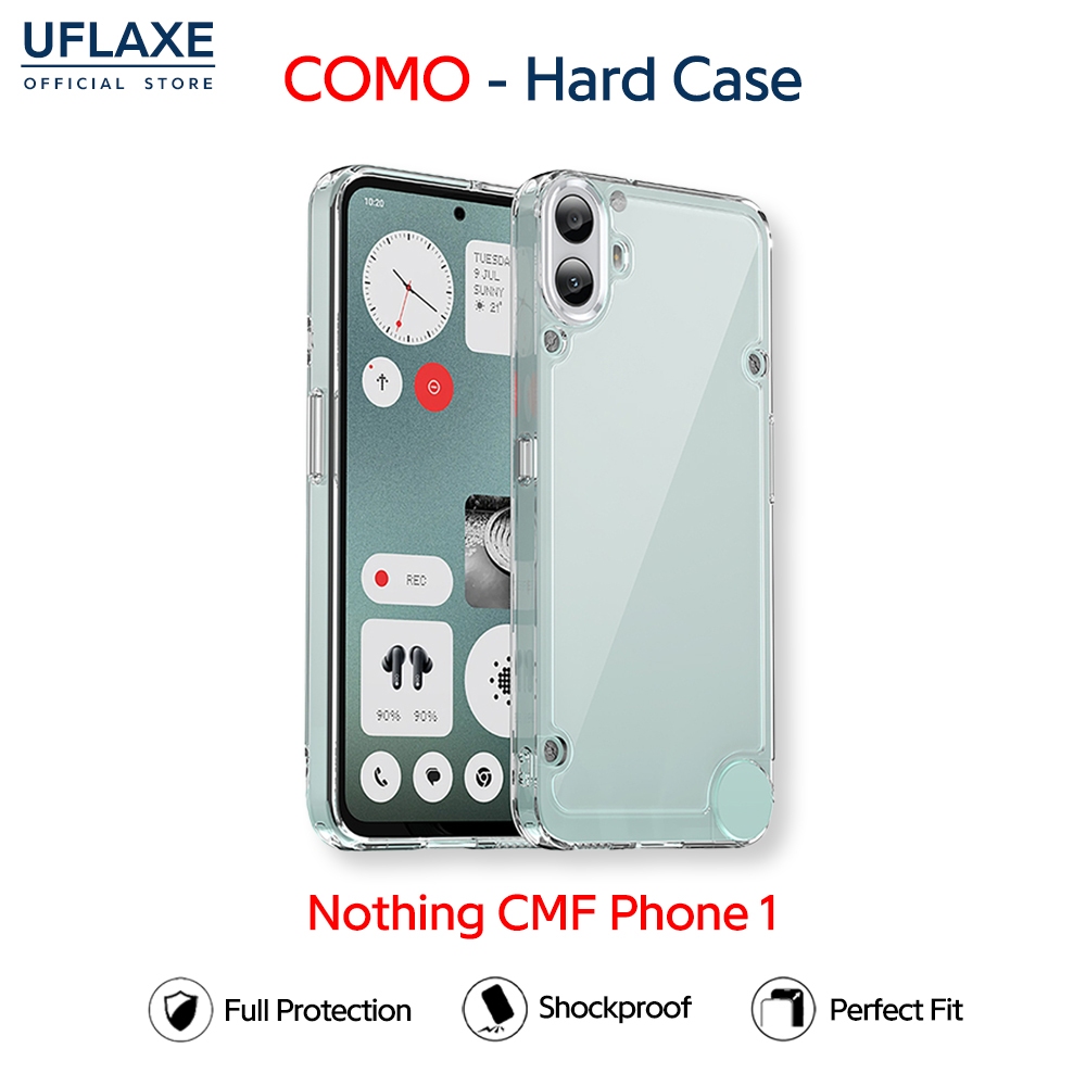 UFLAXE COMO - For Nothing CMF Phone 1 Case - Clear Anti-yellowing ...