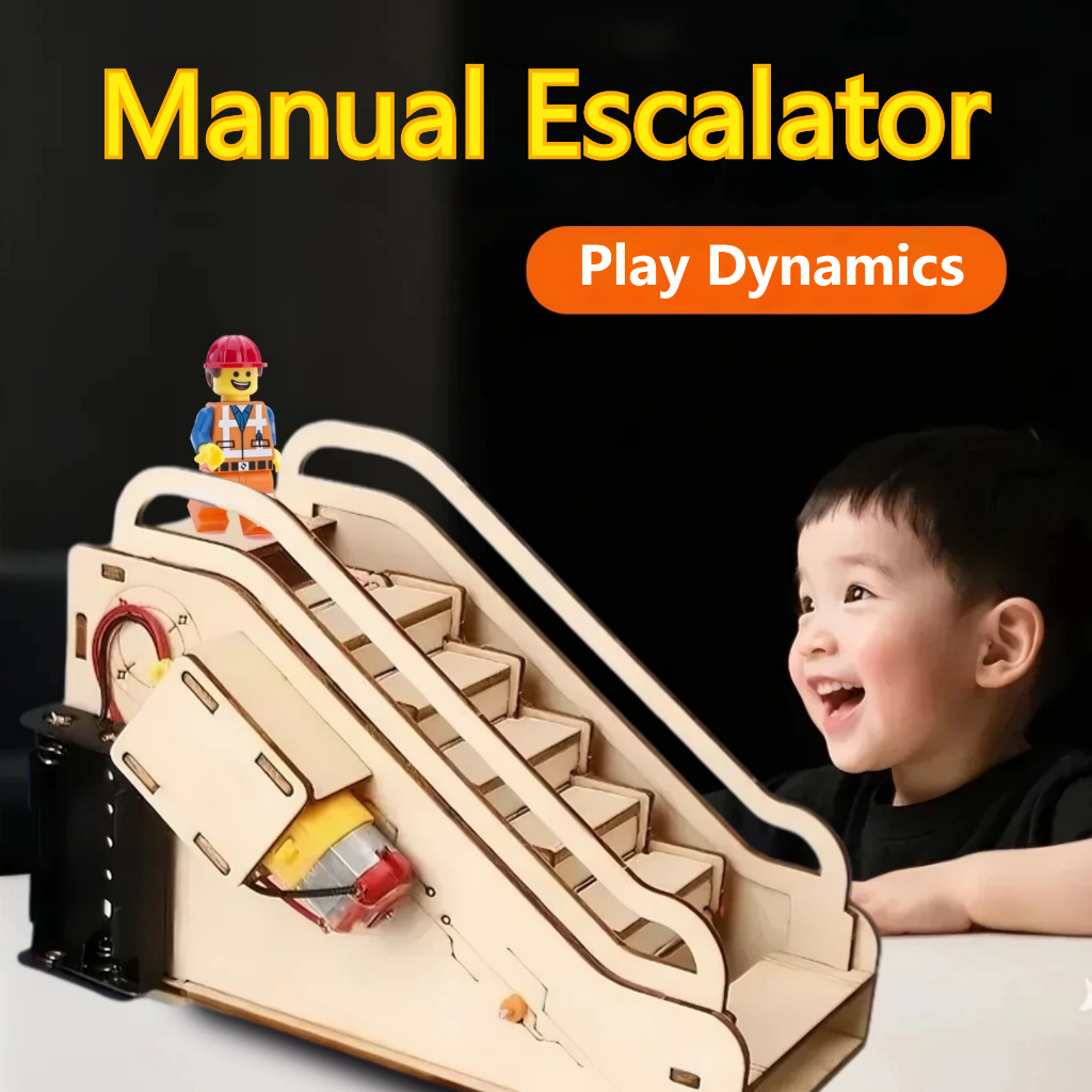 Electric Escalator STEAM Education Science DIY Educational Toy Moving ...