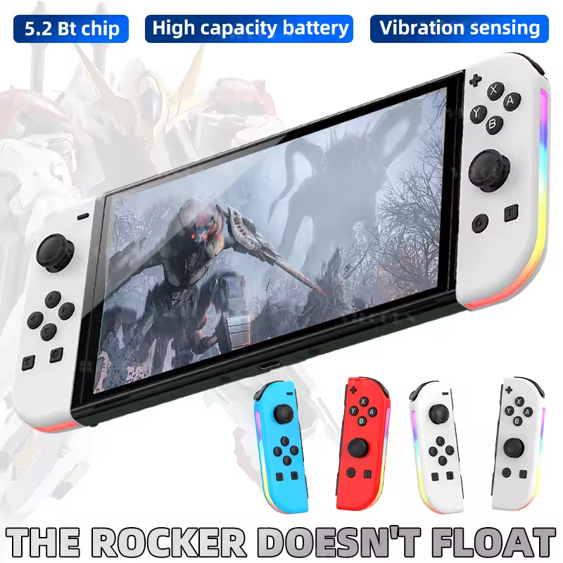 Hot Sale BT 5.2 For Joy Controller RGB LED Joypad for NS Switch/Lite ...
