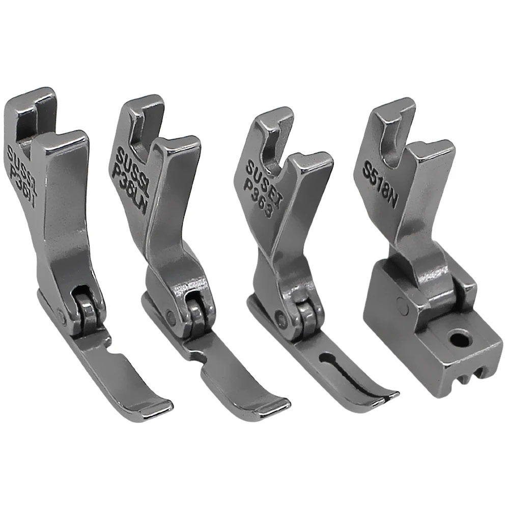 Zipper Presser Foot Set #P363+S518N+P36N+P36LN For Singer Brother Juki ...