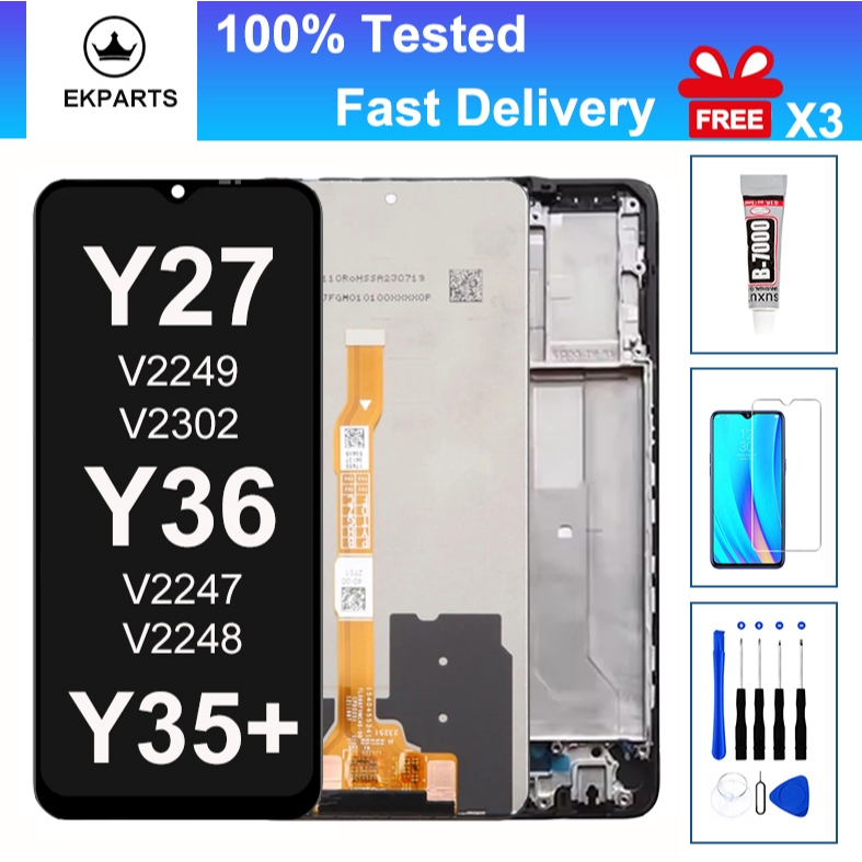 Top Quality LCD For VIVO Y27 4G Y27 5G Y36 4G Y36 5G Y35+ Display Touch ...