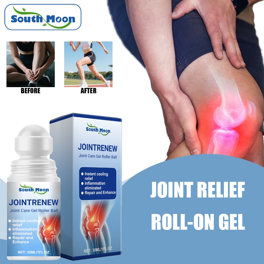 South Moon Joint Relief Roll-On Gel 30ml Pain Relief knee Gel Muscle ...