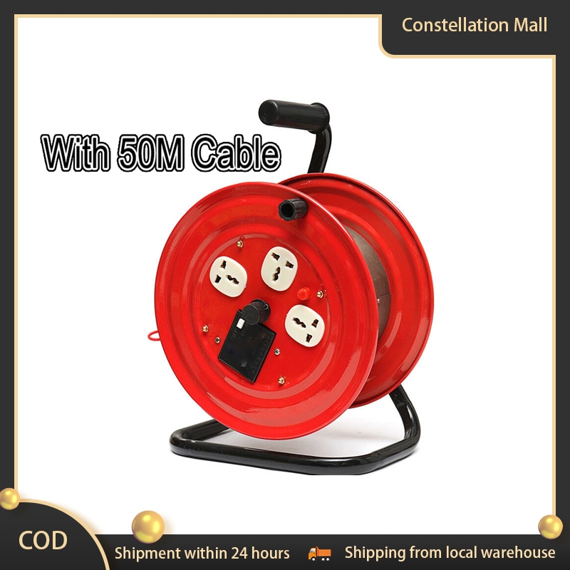 Thickened Mobile Cables 15M 30M 50M Heavy Duty Cable Reel Extension ...
