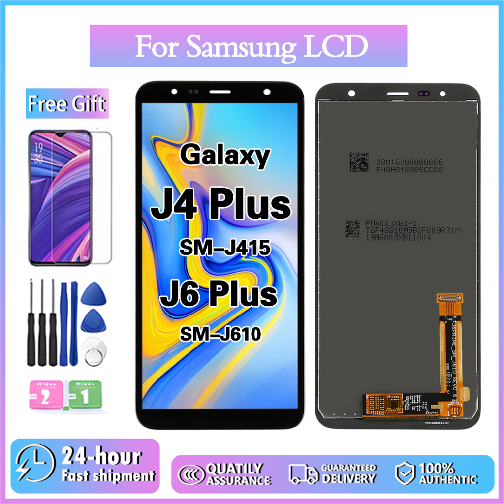 For Samsung Galaxy J4 Plus SM-J415 / J6 Plus SM-J610 LCD Display Touch ...