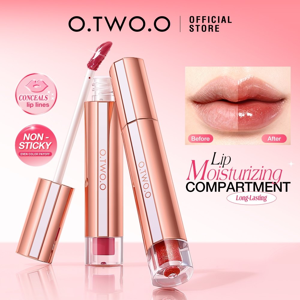 O.TWO.O Water Lip Tint Covers Lip Lines Non - sticky Moisturizng Non ...