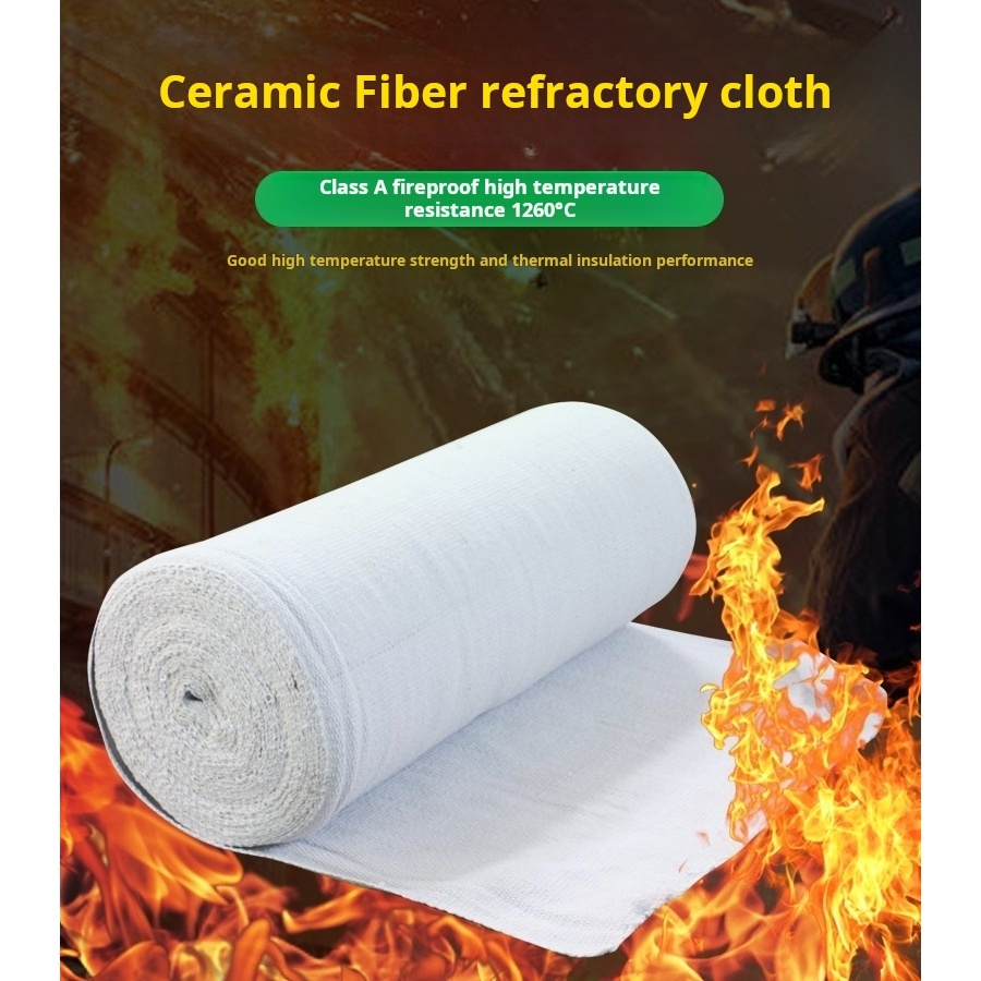 Ceramic fiber cloth high temperature resistant and fireproof cloth ...