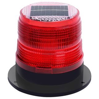 Red and bule solar warning strobe lights road traffic safety flash ...
