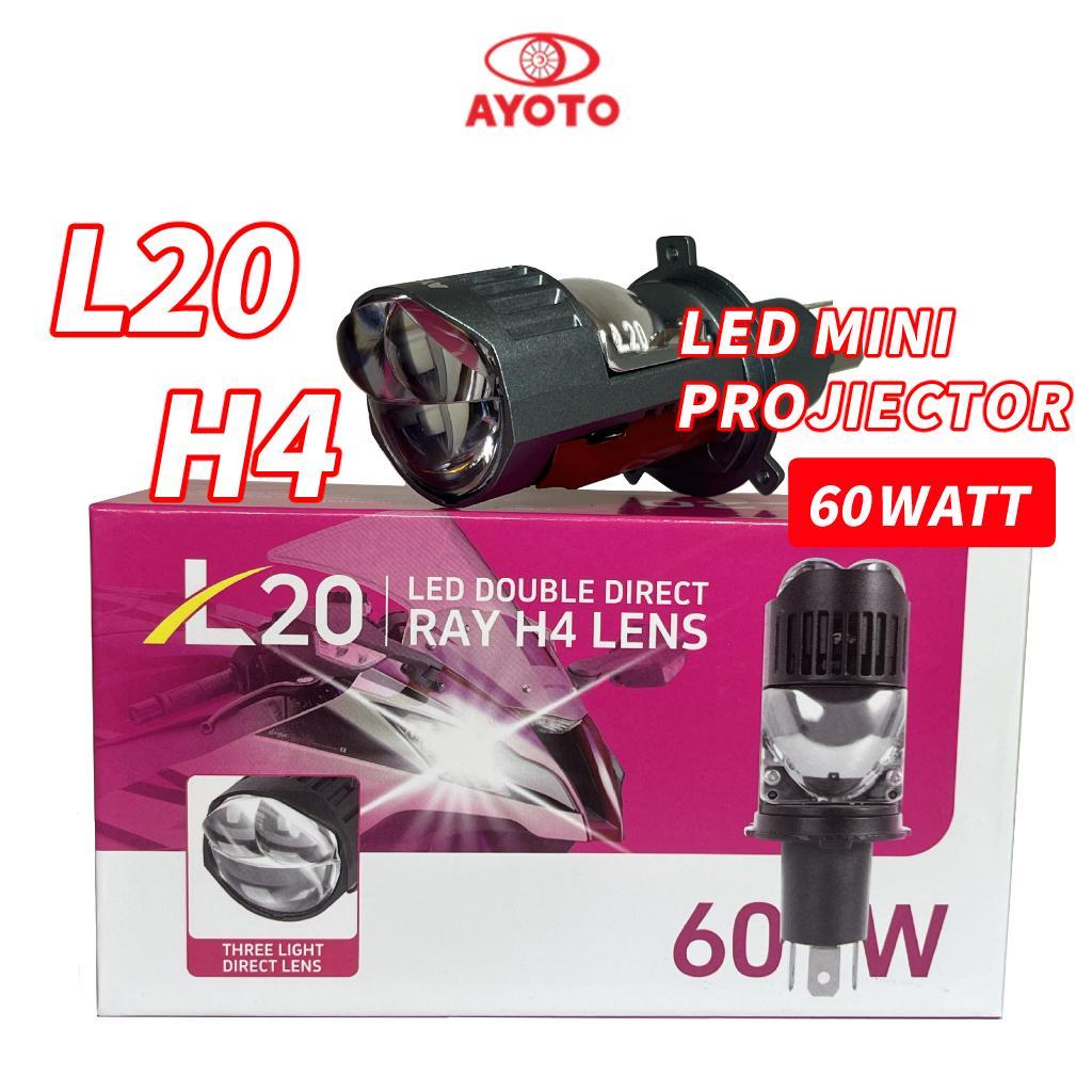 AYOTO H4 LED Projector Headlight bulb lamp High Low Beam plug N play ...