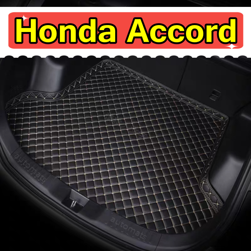 [ Honda Accord] Trunk Mats - READY STOCK! Premium PU Leather Boot ...