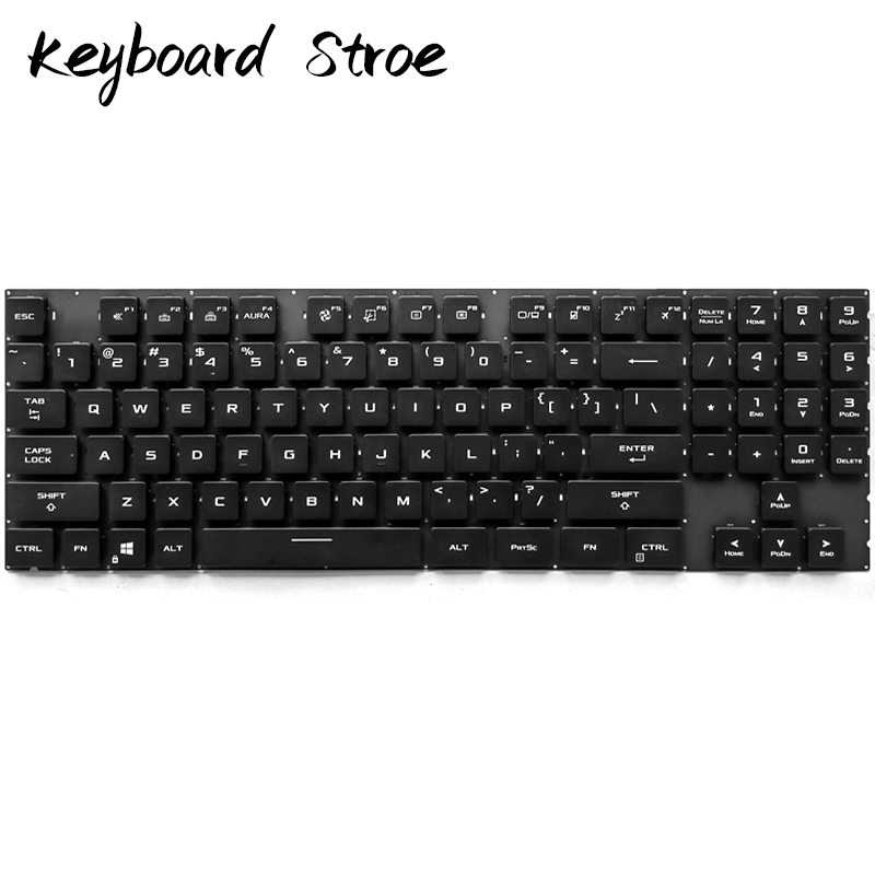 For ASUS ROG Strix Scar 17 G733 Laptop Keyboard US Mechanical Keyboard ...