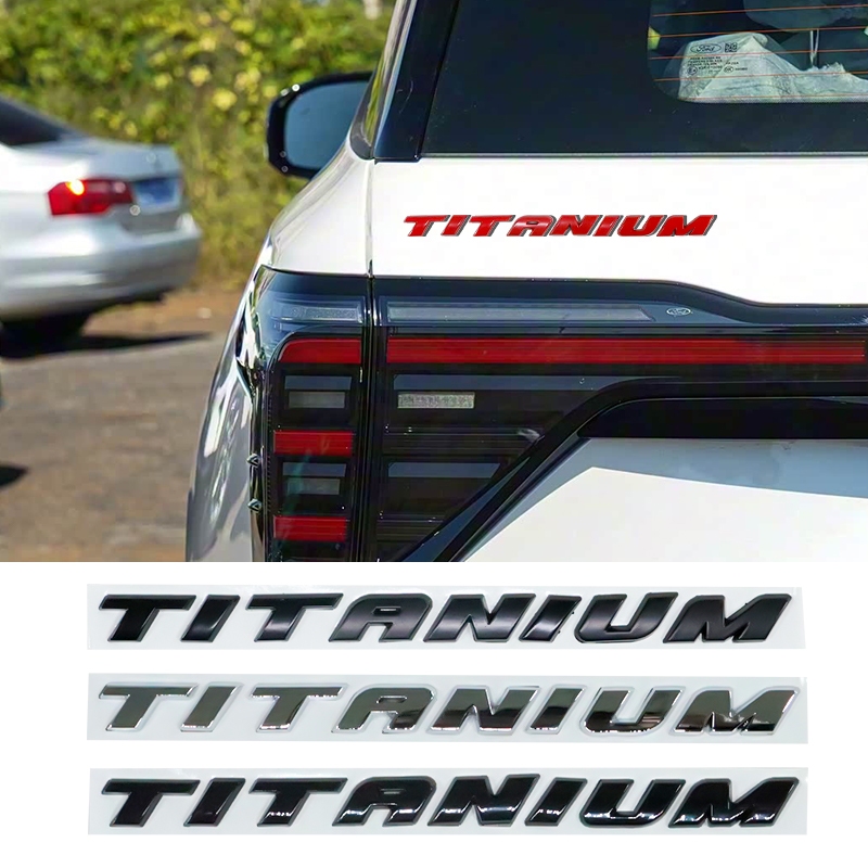 TITANIUM tailgate badge decal for Ford new Mondeo; English car logo for ...