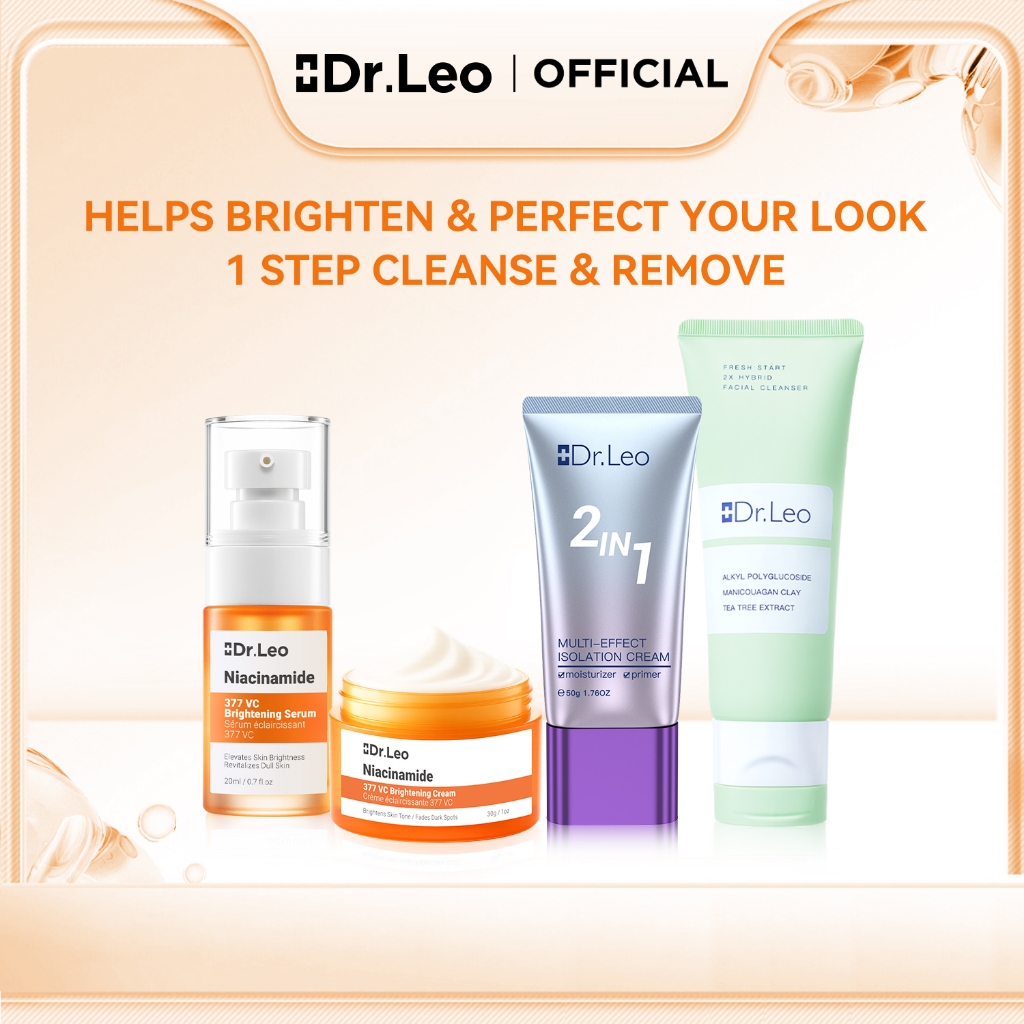 Dr.Leo Multi-effect Brightening 4pcs Set Multi-Effect Isolation Cream ...