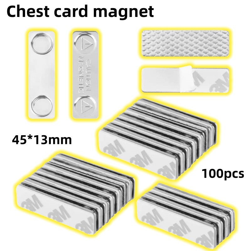 100-300pcs Magnetic Badge Nameplate/Name Magnet For Name Tag/Magnetic ...