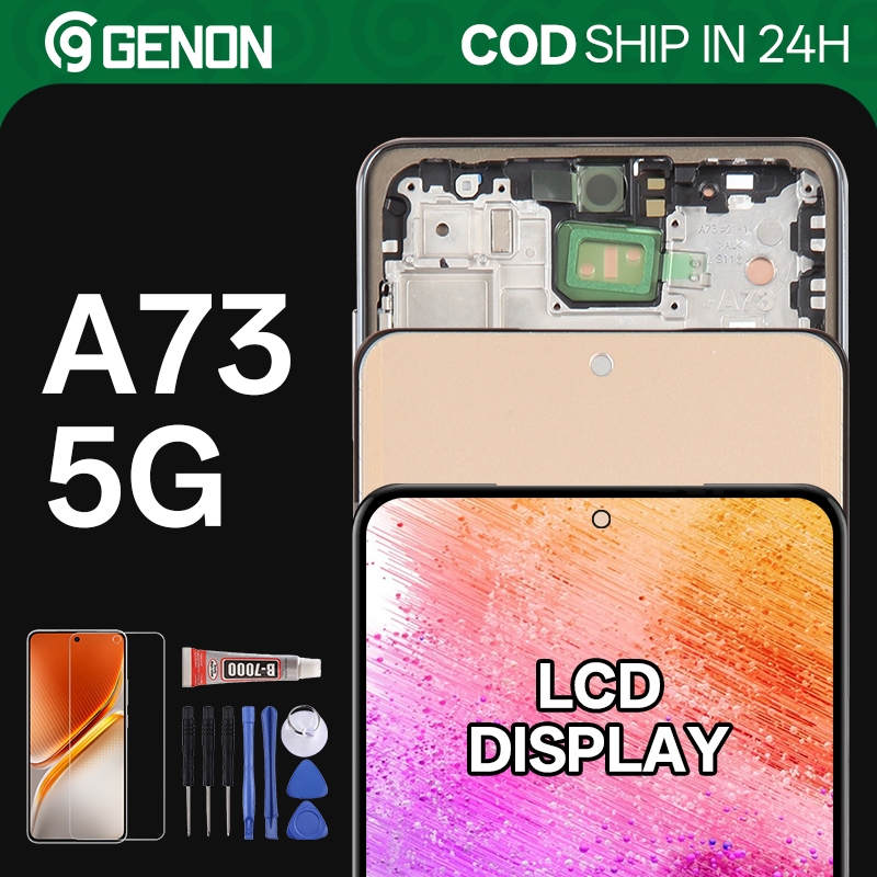 Genon OLED 120Hz LCD for Samsung Galaxy A73 5G LCD Display Touch Screen ...