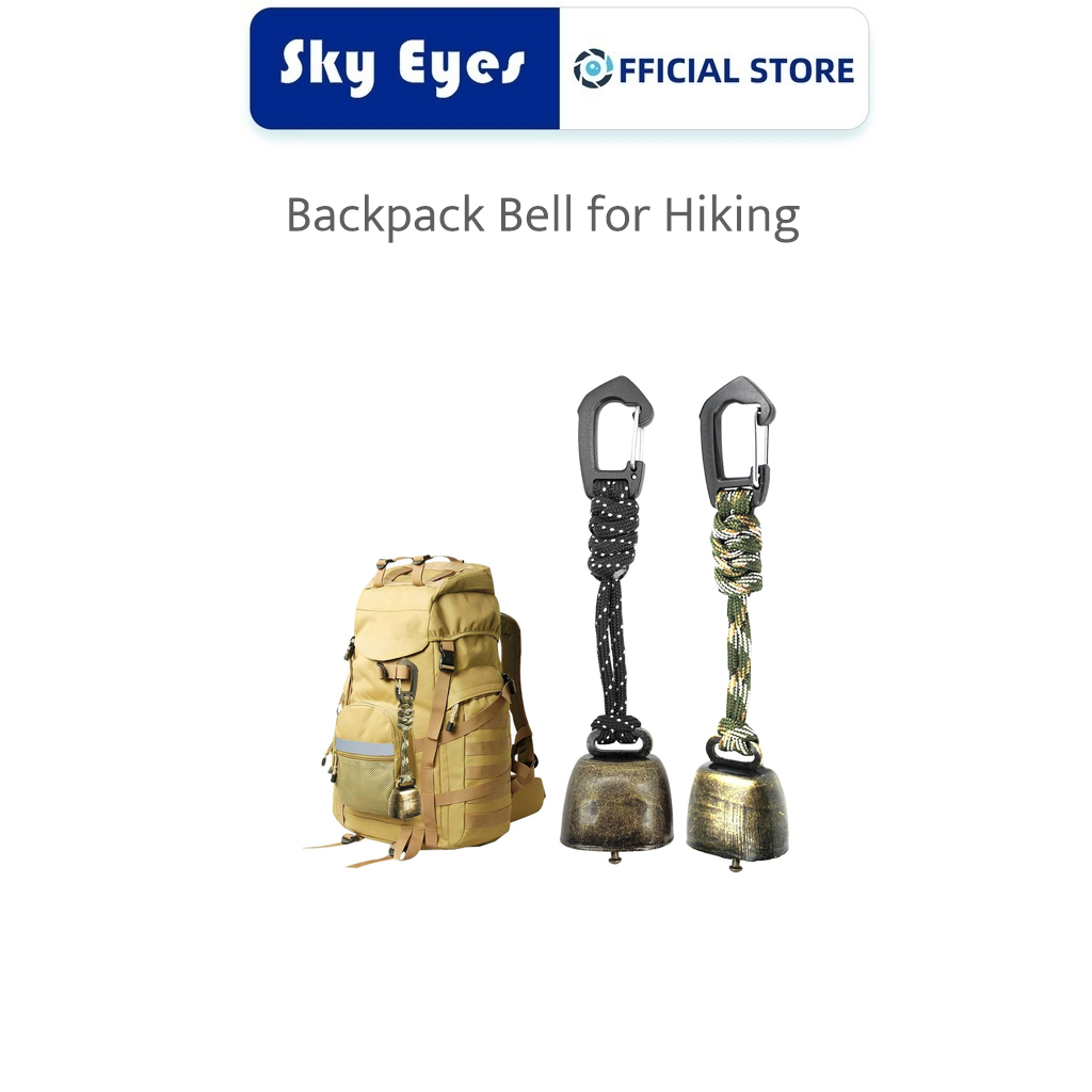Skyeyes Metal Backpack Bell for Hiking - Anti Bear Bells for Outdoor ...
