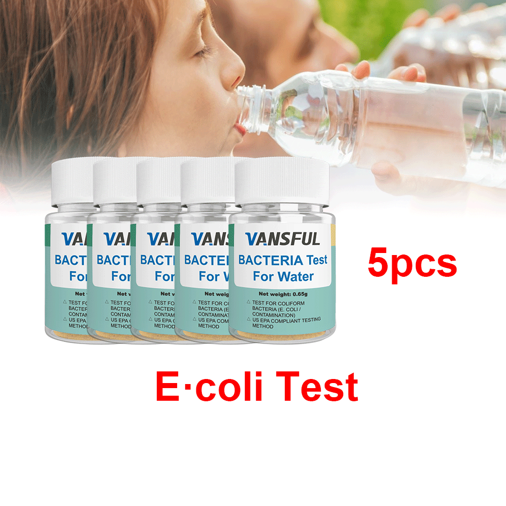 5 Pack Bacteria Test Kit for Drinking Water, E coli Water Quality ...