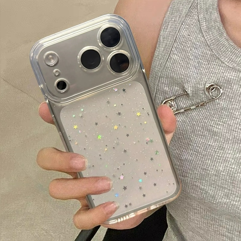 Shiny Sequins Glitter Gold Foil Phone Case Compatible for IPhone 17 16 ...