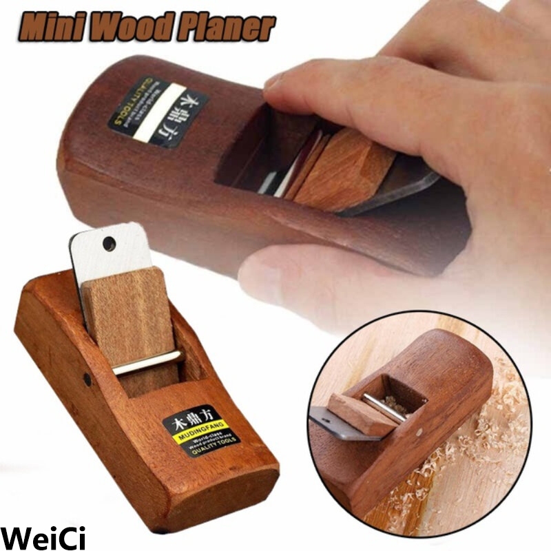 Mini Wooden Hand Planer Woodworking Tool for DIY Home Garden Carpenter ...