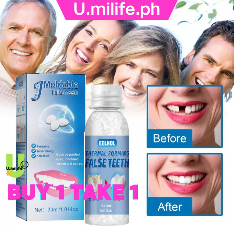 [BUY 1 TAKE 1] 30ML Moldable False Teeth Temporary Tooth Repair Kit ...