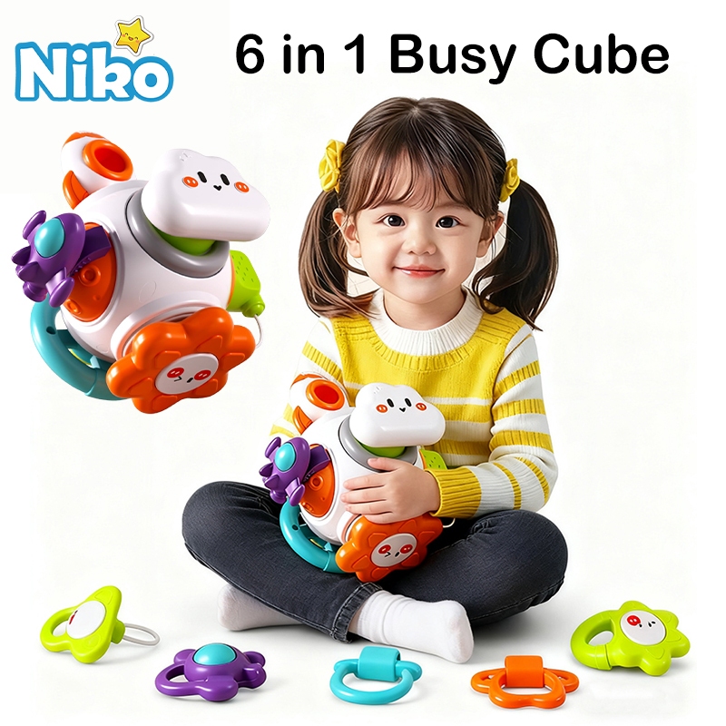 NIKO Baby Busy Board Cube Early Educational Toys Learning Toys ...