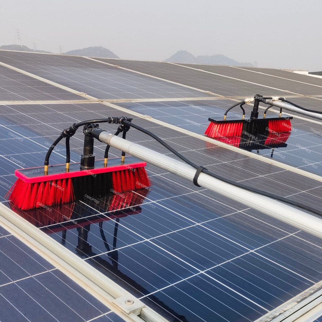 Photovoltaic Panels Cleaning Tool with Extension Pole Solar Panel/High ...