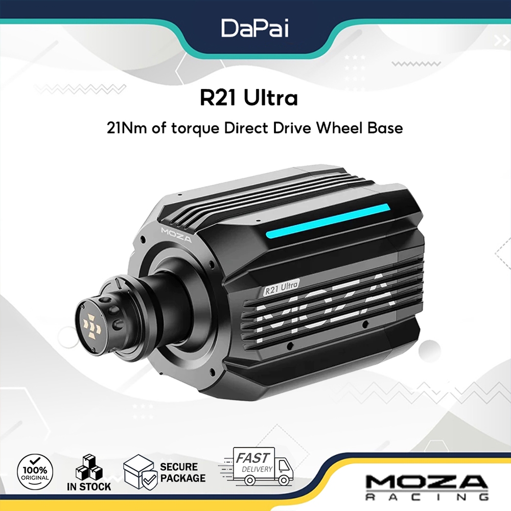 MOZA R21 Ultra Direct Drive Wheel Base 21Nm of torque with next-gen ...